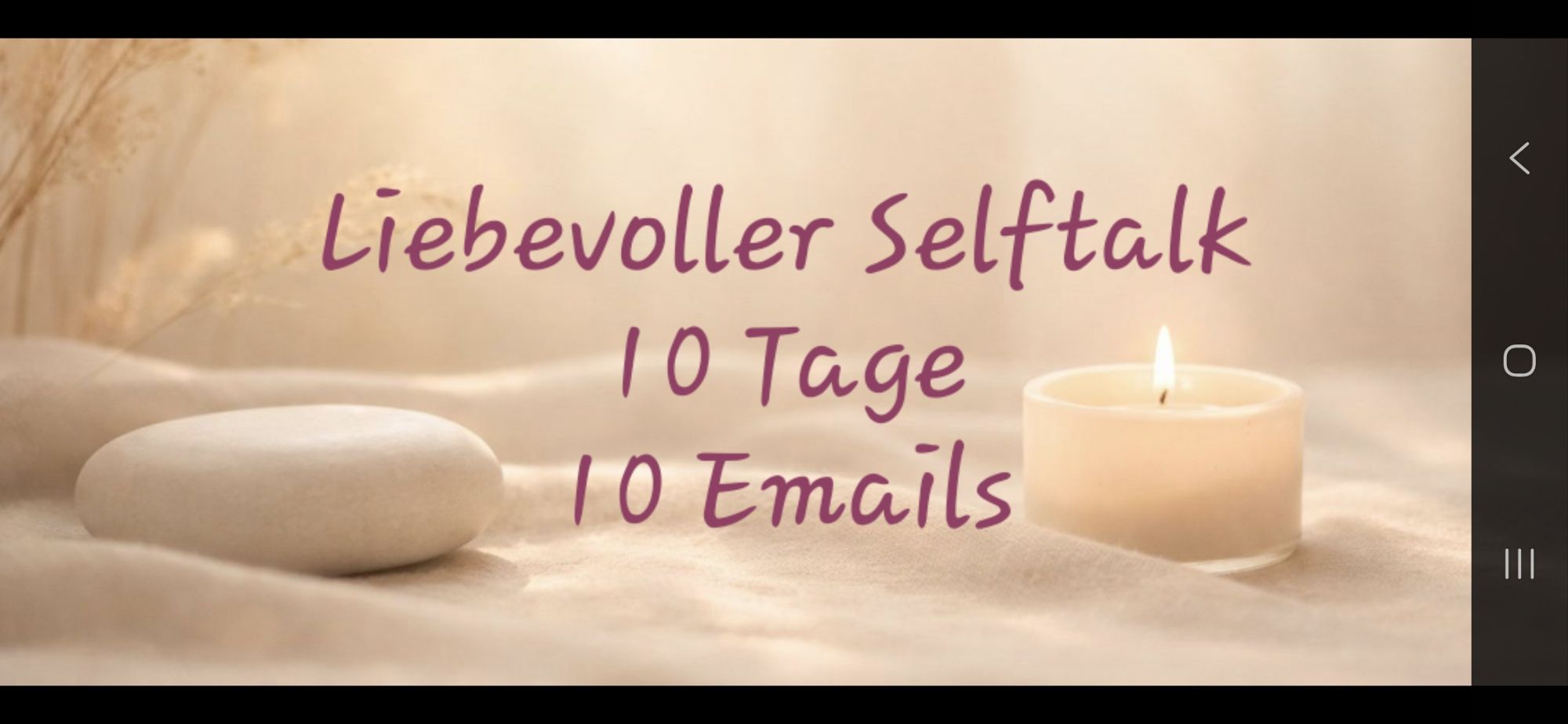 Liebevoller Selftalk - Der Ruhepol - Melanie Gerhard